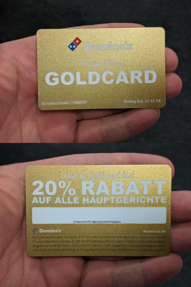 Dominos s Goldcard Kernel Error 