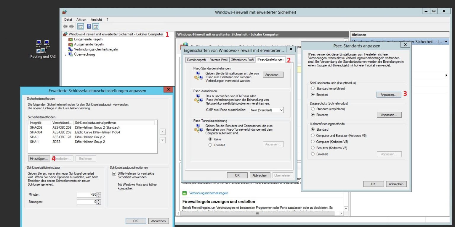 Windows Server 2012 R2: RRAS mit sicheren Cipher Suites härten ...